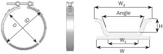 APKABA D-100 mm volvo 06-910 80910 (DINEX)